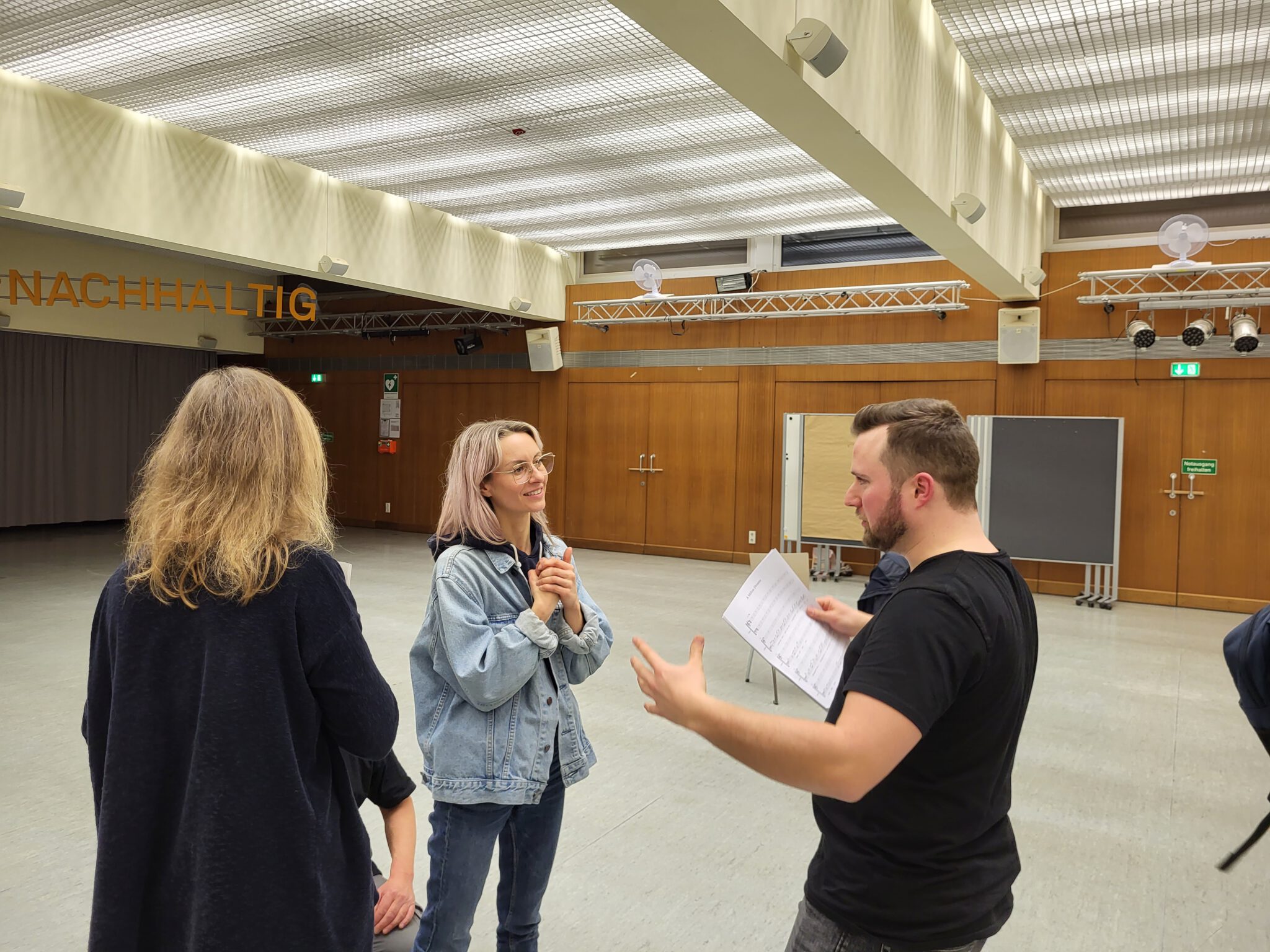 SR-Dreh bei der Probe des htw saar-Chors – htw saar blog