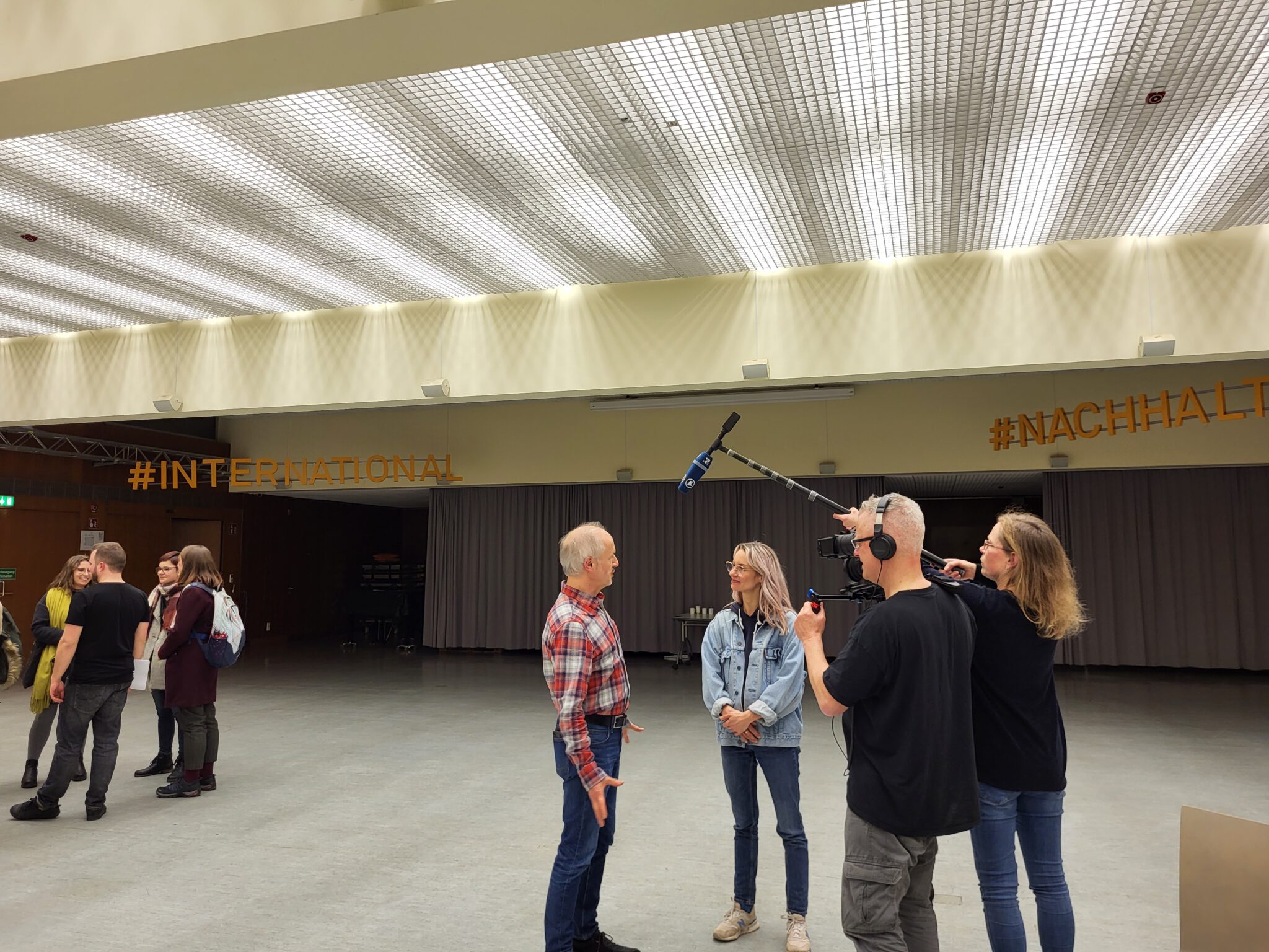 SR-Dreh bei der Probe des htw saar-Chors – htw saar blog